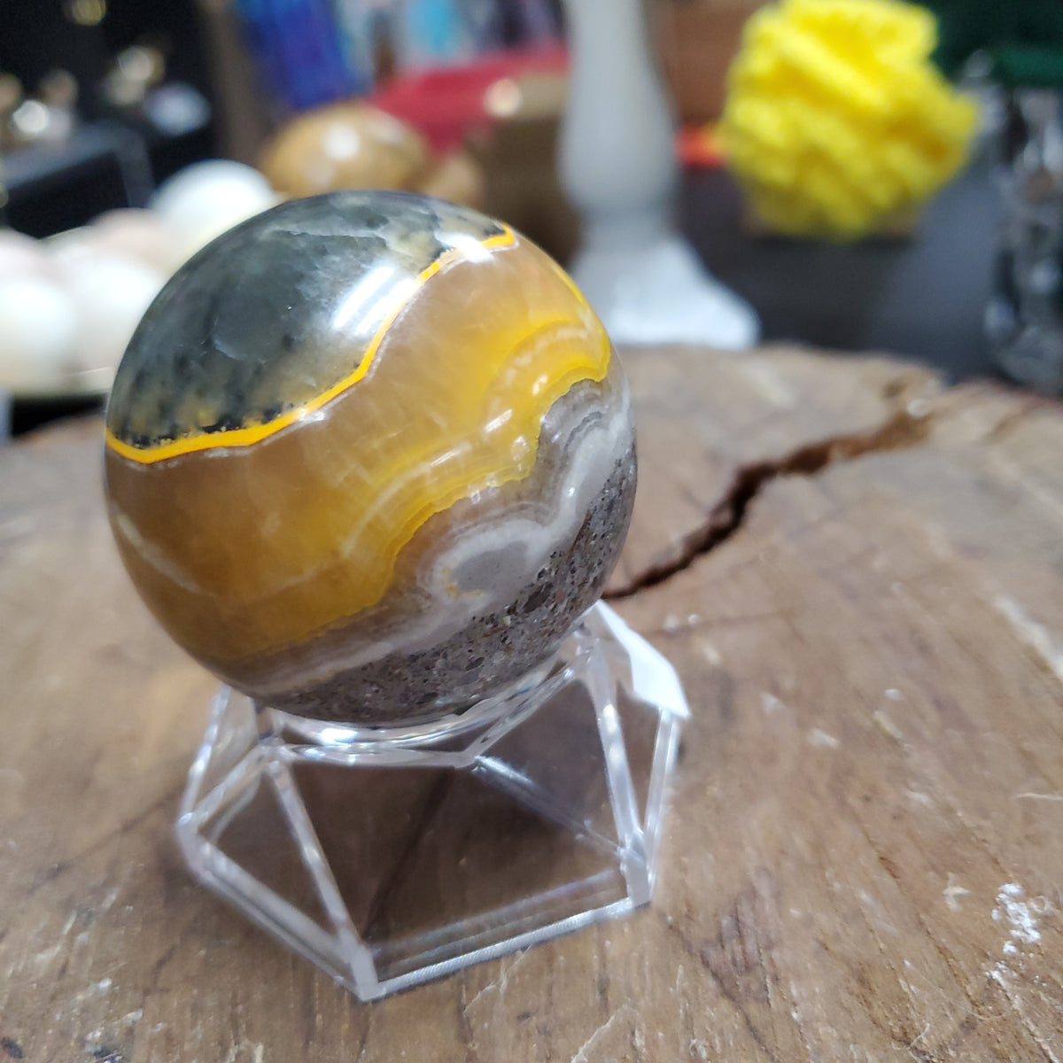 Bumble Bee Jasper - Sphere – Tree Of Life Shoppe
