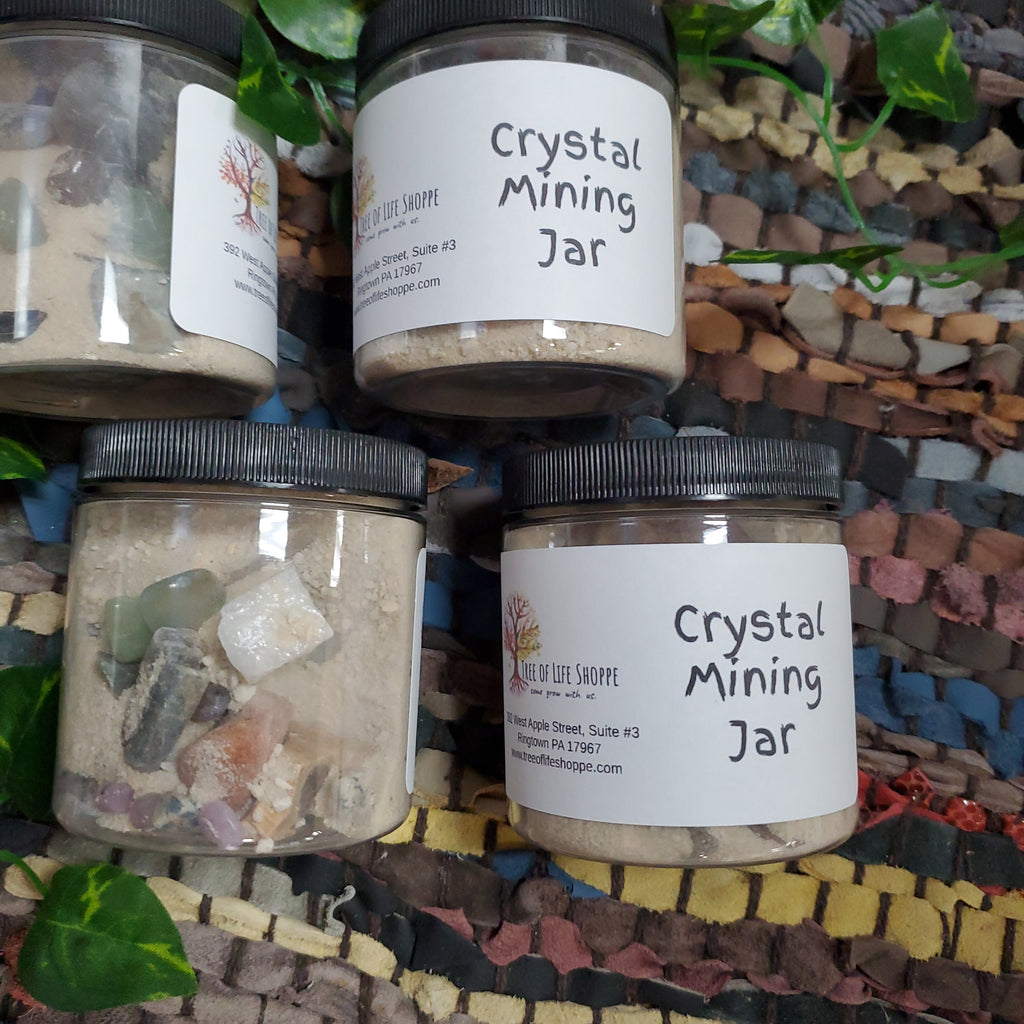 Crystal Mining Jar – Tree Of Life Shoppe