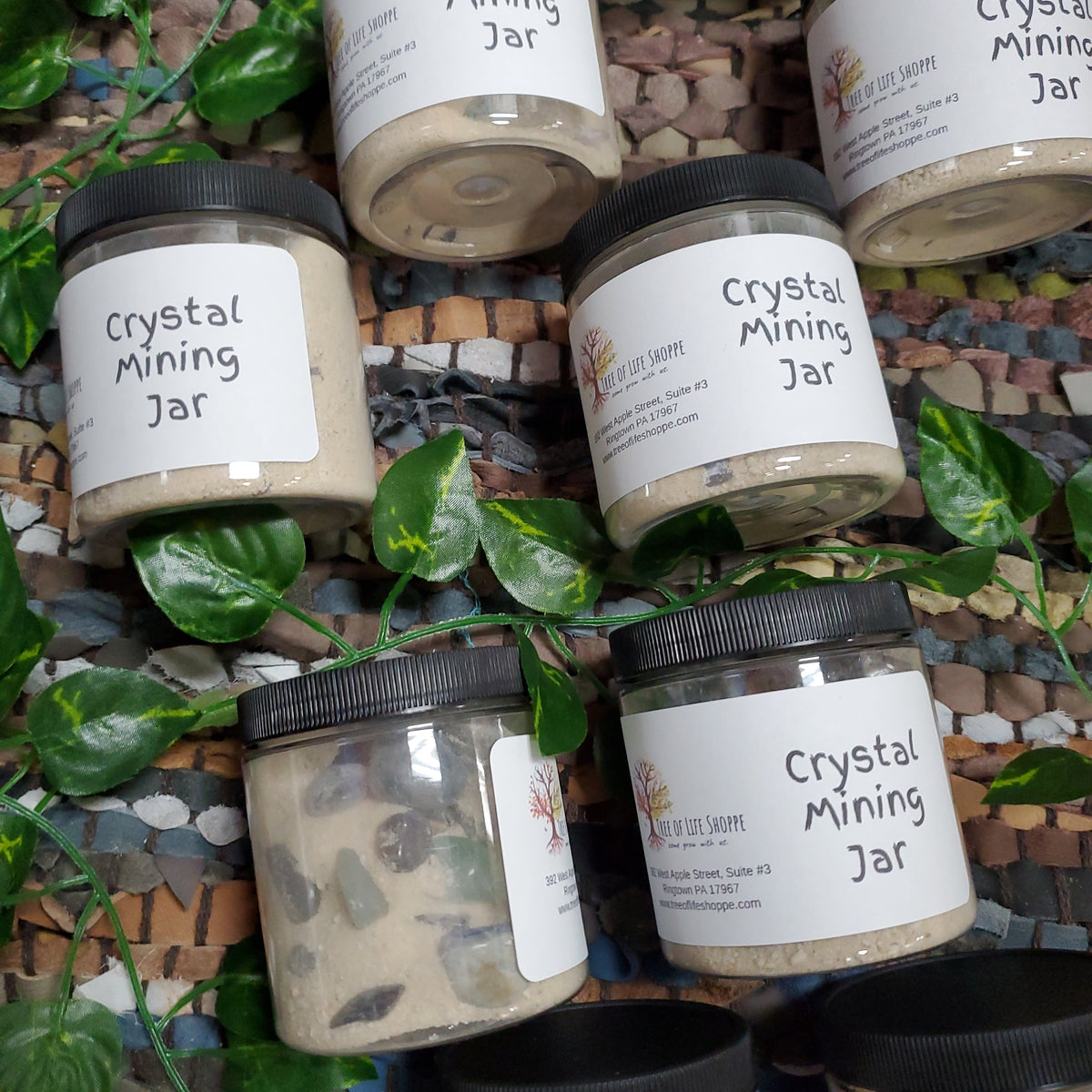 Crystal Mining Jar – Tree Of Life Shoppe