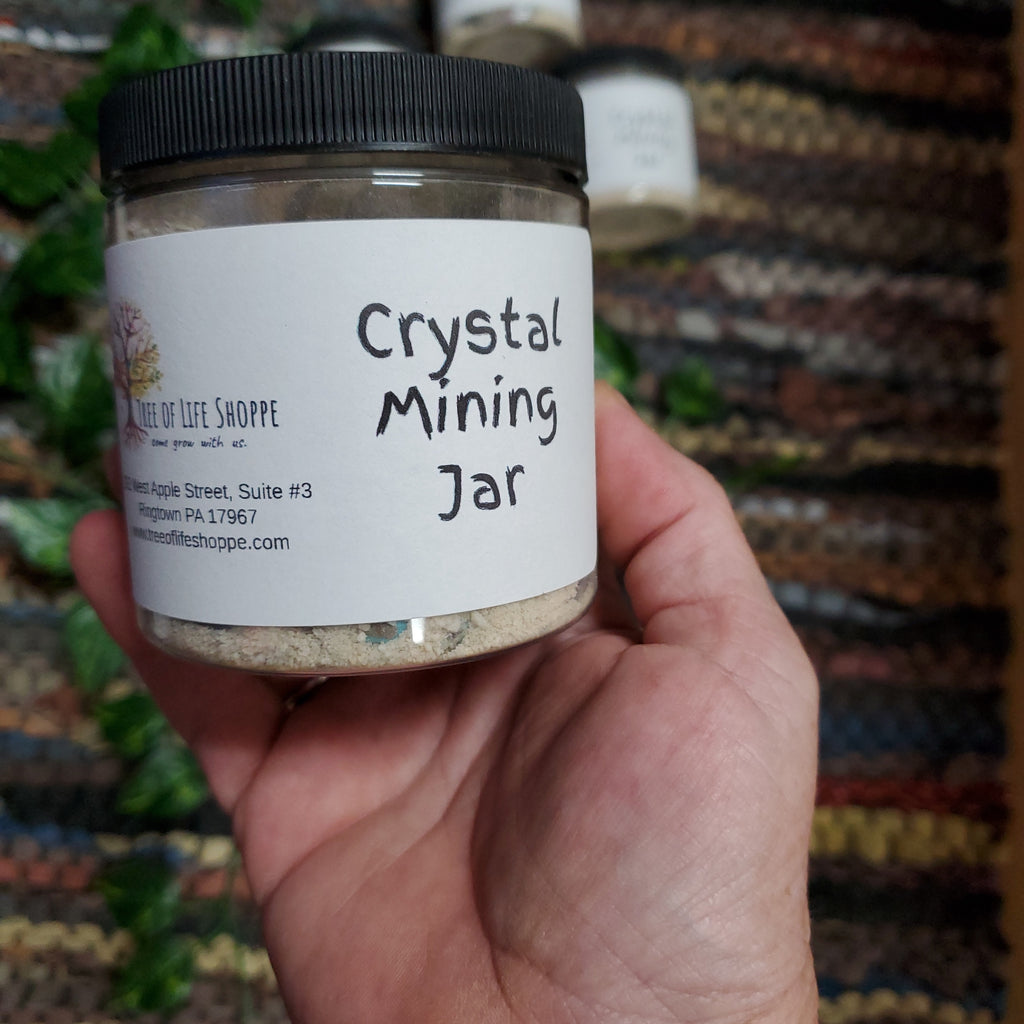 Crystal Mining Jar – Tree Of Life Shoppe